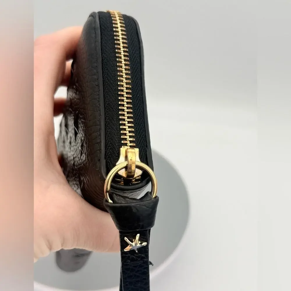 Jimmy Choo | Bags | Jimmy Choo Filipa Black Star Studded Zip Around ...